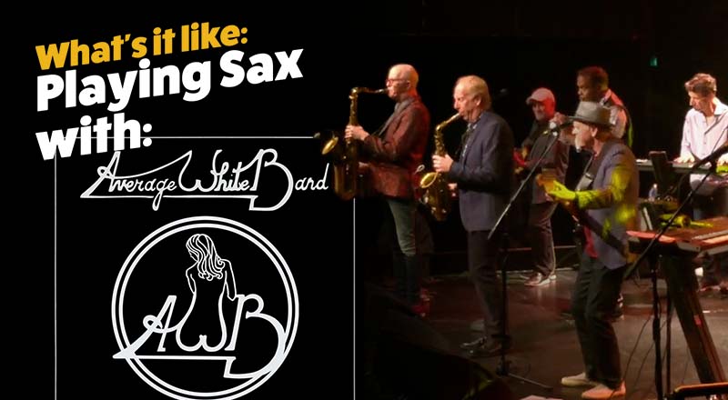 Playing sax with Average White Band - McGill Music Sax School Online