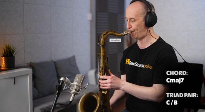 Triad Pairs for saxophone | Maj 7 chords - McGill Music Sax School Online