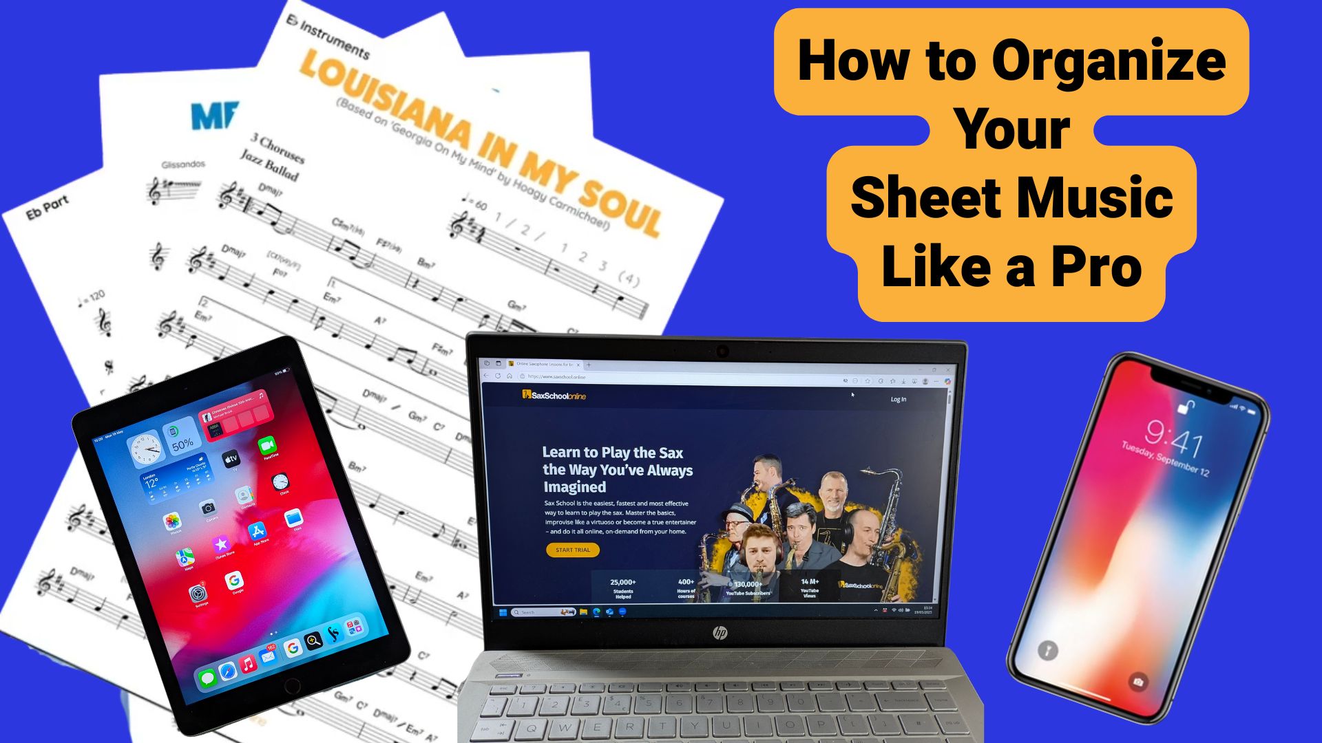 Best PDF Music Apps for Saxophone Players - McGill Music Sax School Online
